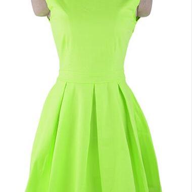 Sexy And Pretty Round Neck Sleeveless Dress Vg41926mn on Luulla