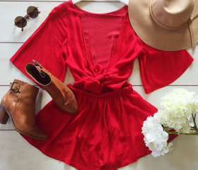 Sexy Backless Chiffon Piece Pants Vg6205mn on Luulla