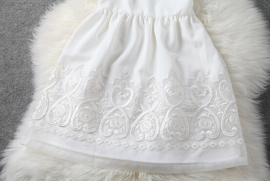 Embroidered White Princess Dress Gf11607yt on Luulla