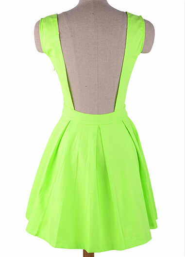 Sexy And Pretty Round Neck Sleeveless Dress Vg41926mn on Luulla