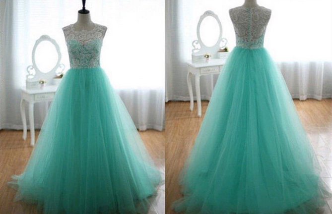 Slim Round Neck Sleeveless Net Yarn Lace Dress Vg51201mn on Luulla