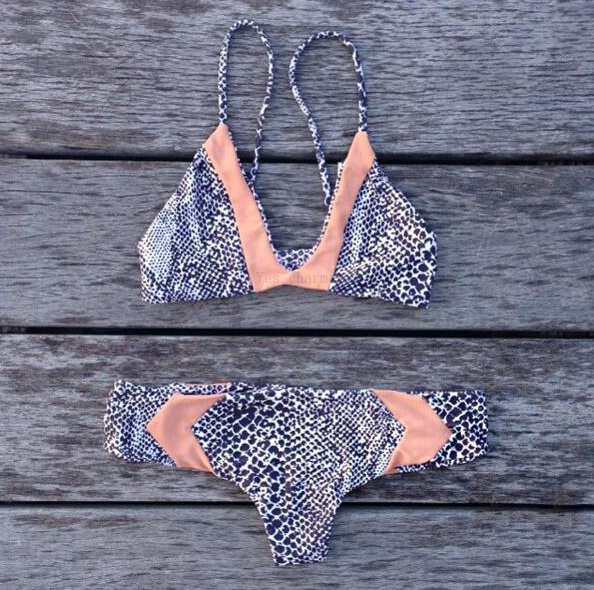 Sexy Leopard Printing Bikini Swimwear Suit 22808 On Luulla